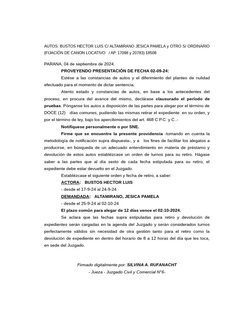 Sentencia Bustos | PDF | Justicia | Crimen y violencia