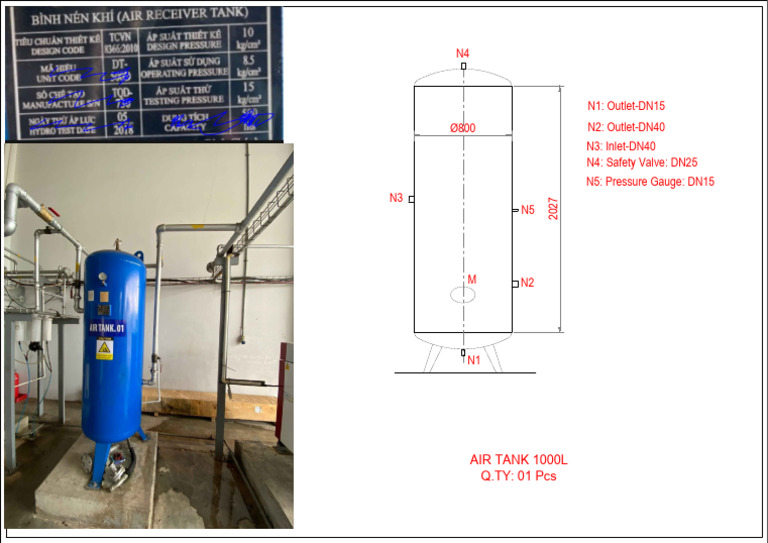 Air Tank 1000L | PDF