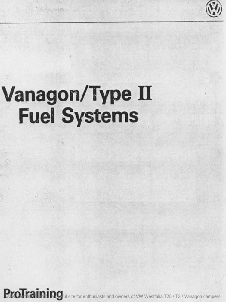 RTA VAG Vanagon Digifant en Scan 2 | PDF | Vehicle Technology ...