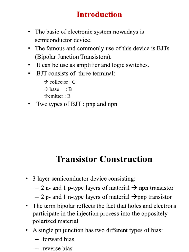Transistor Configurations and Characteristics | PDF