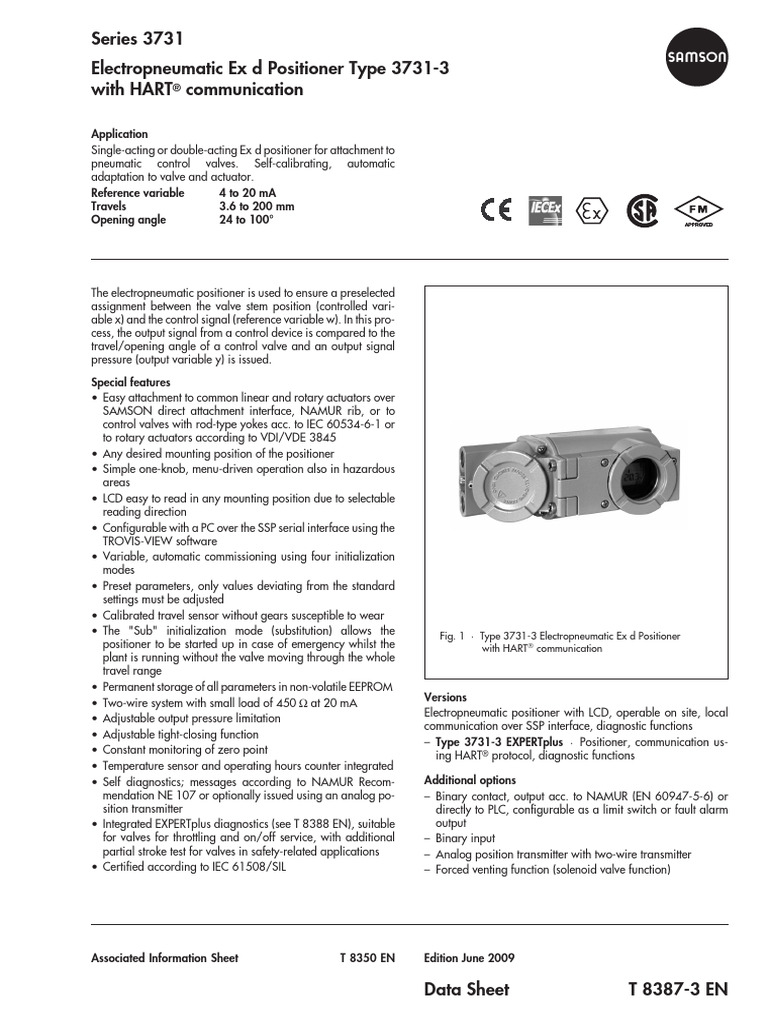 Samson3731 3 | PDF | Valve | Actuator