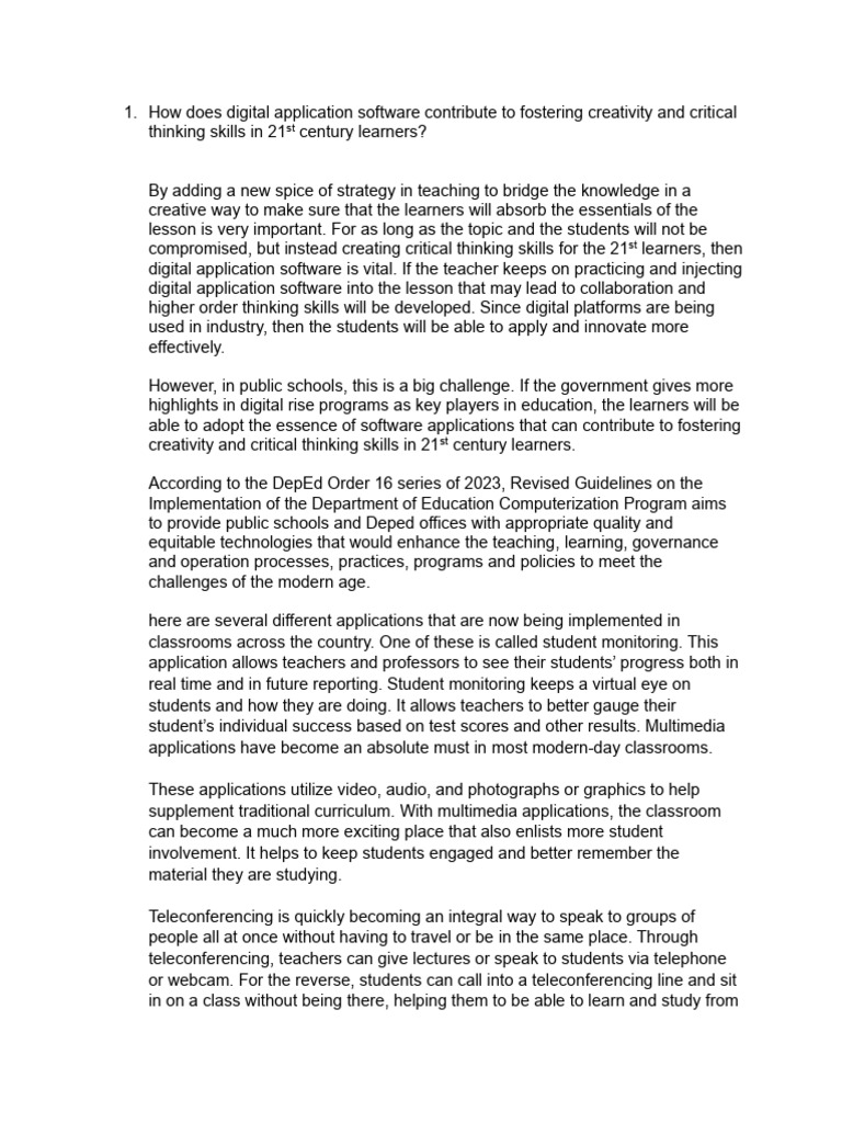 Number 1 | PDF | Multimedia | Learning