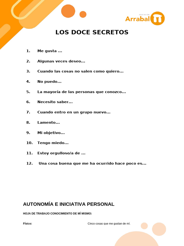 Anexos Autoestima (3) 1 | PDF | Autoestima