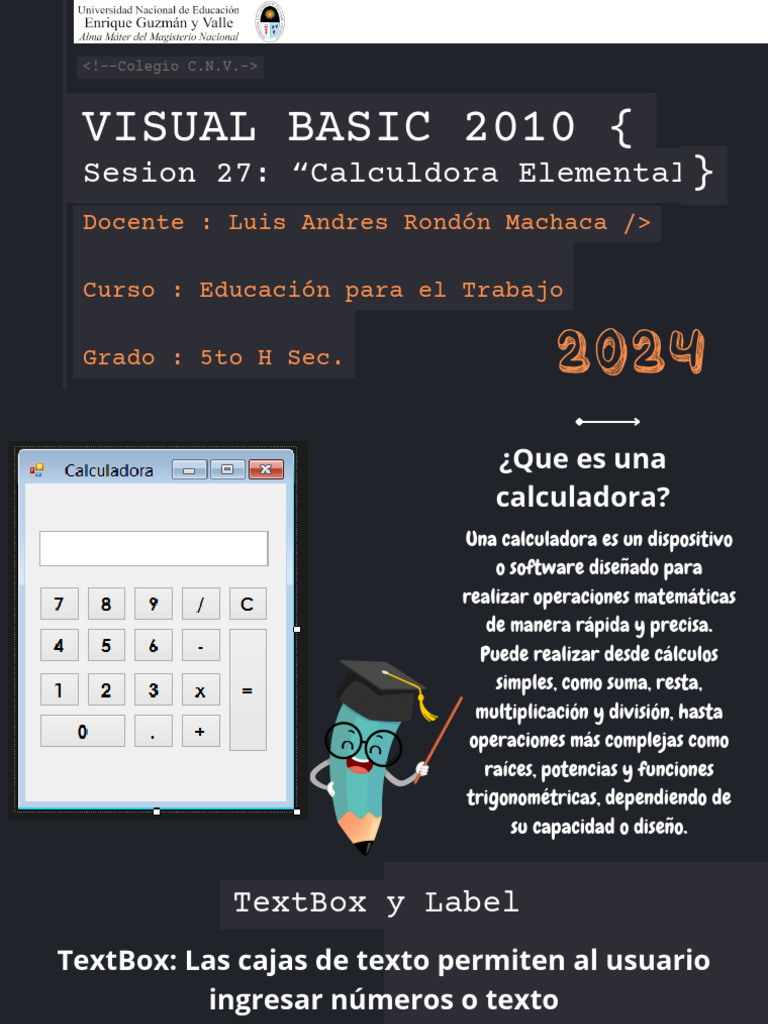 Visual Basic 2010 - PPT (Sesion 3) | PDF