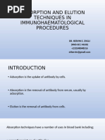 Elution Techniques in Blood Banking | PDF | Antibody | Medical Specialties