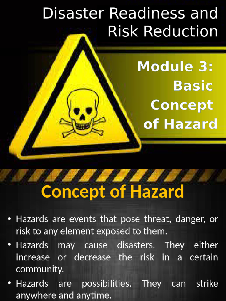 Lesson 3 Basic Concept of Hazard | PDF | Hazards | Natural Disasters