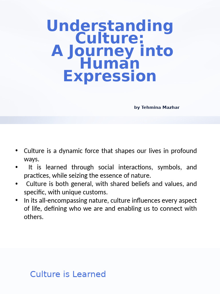 Exploring the Essence of Culture | PDF | Symbols | Society