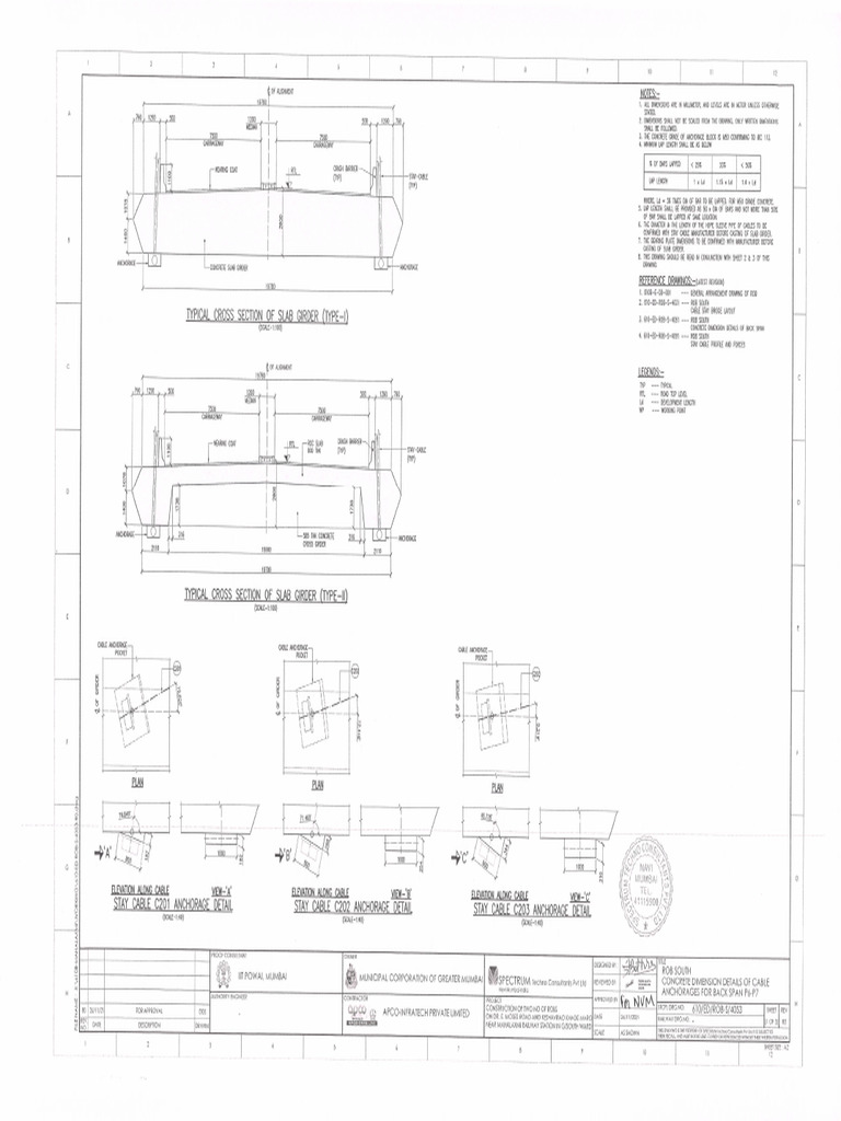 4053 Cable Anchorages For Back Span P6-P7 | PDF