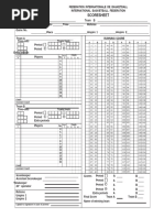 Carrom Score Sheet | PDF