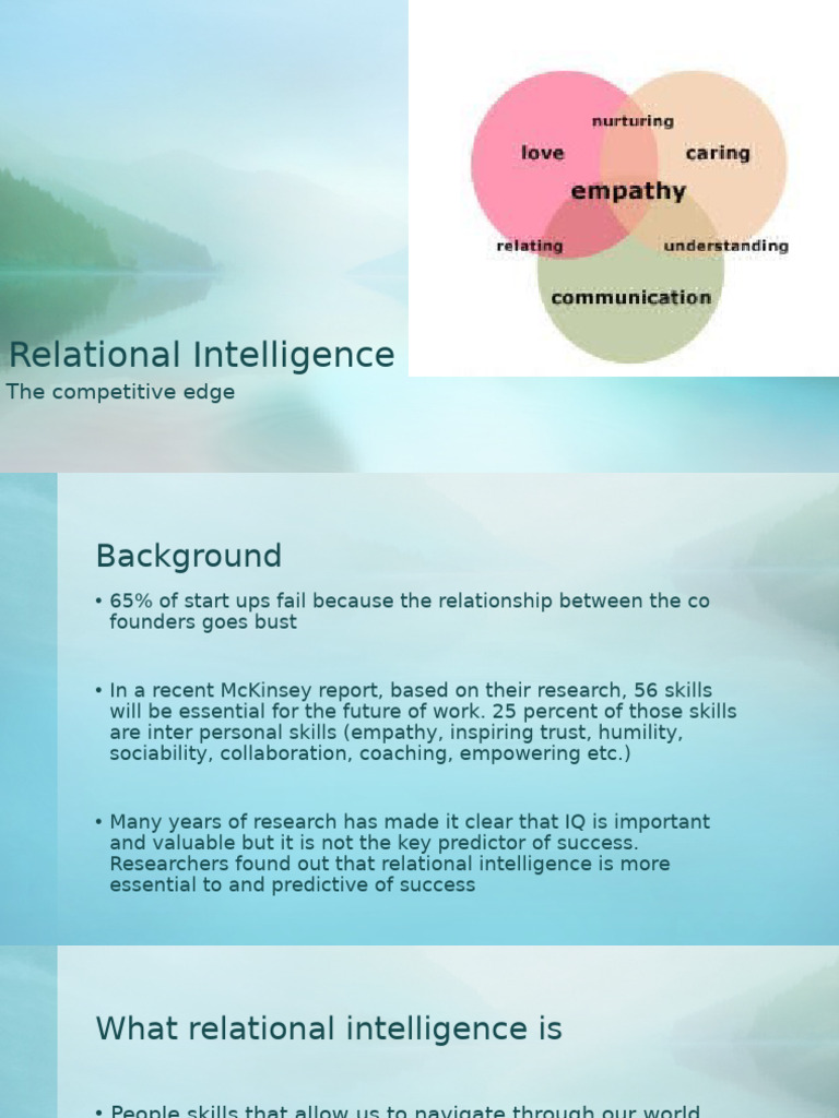 Mastering Relational Intelligence for Success | PDF