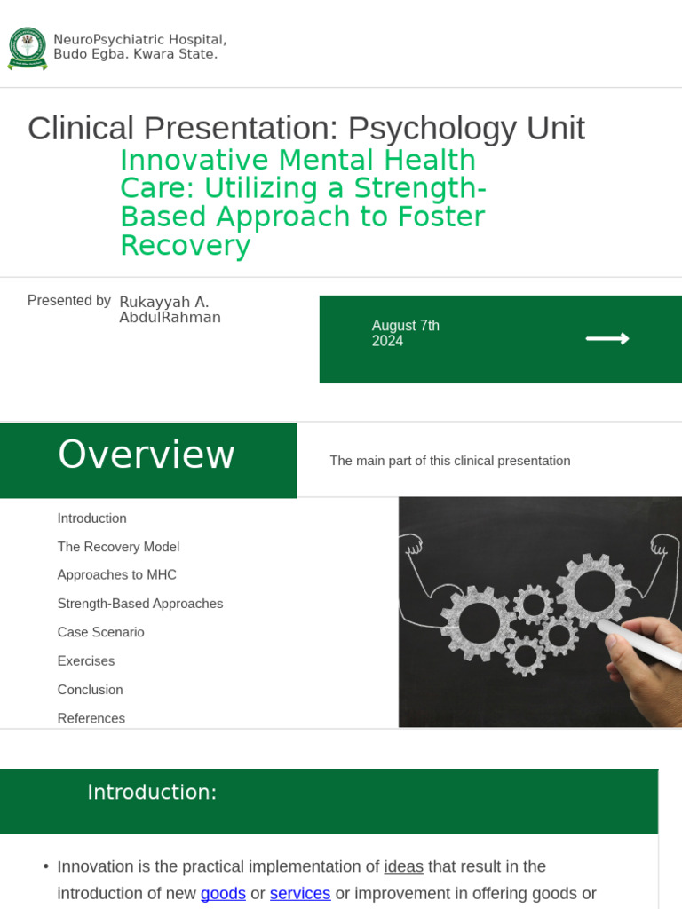 Strengths Based Approach - 20240807 - 100115 - 0000 | PDF | Mental ...