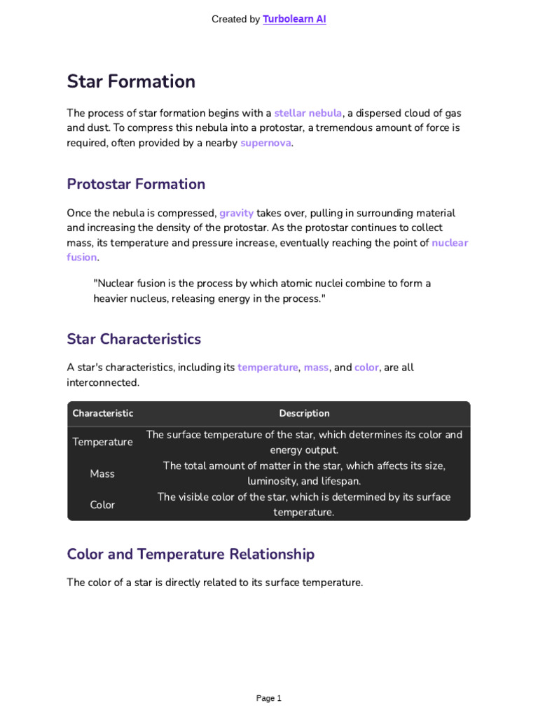 Science Life of Star | PDF | Stars | Nuclear Physics
