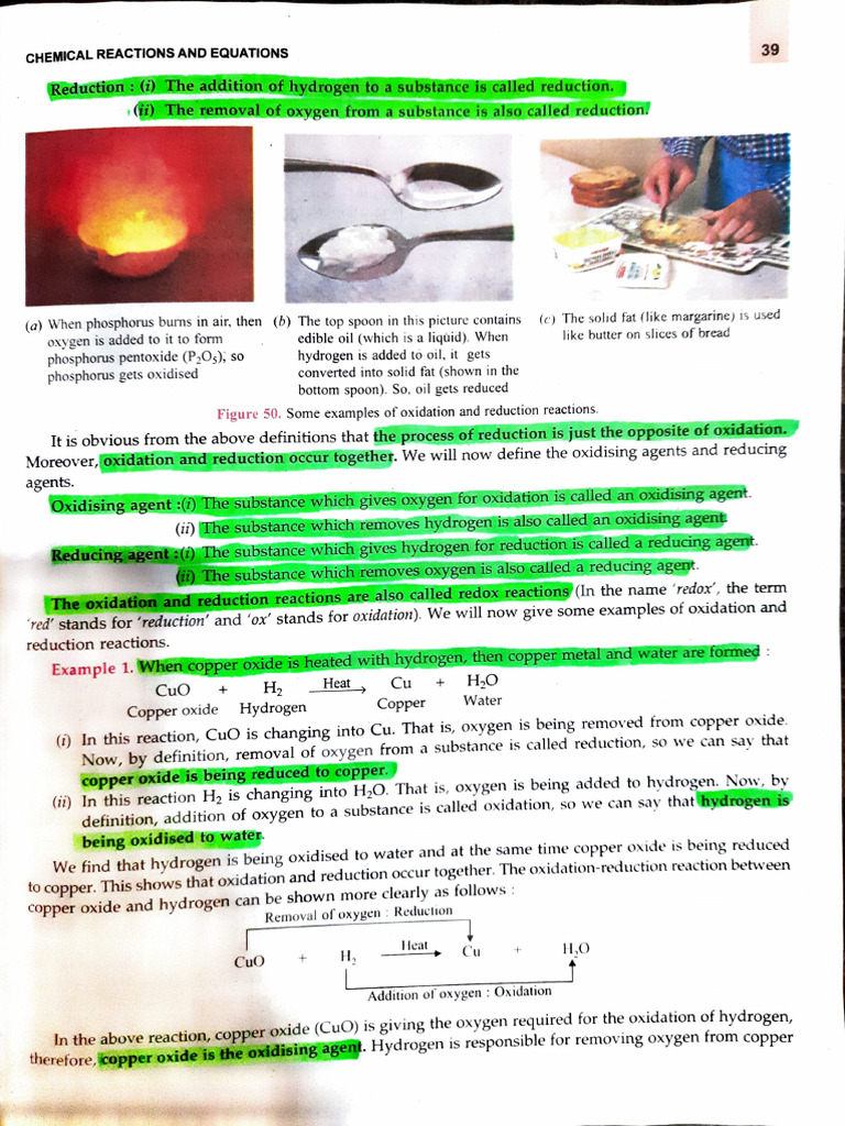 Redox Reactions: Oxidation and Reduction Explained | PDF | Redox | Oxidizing Agent