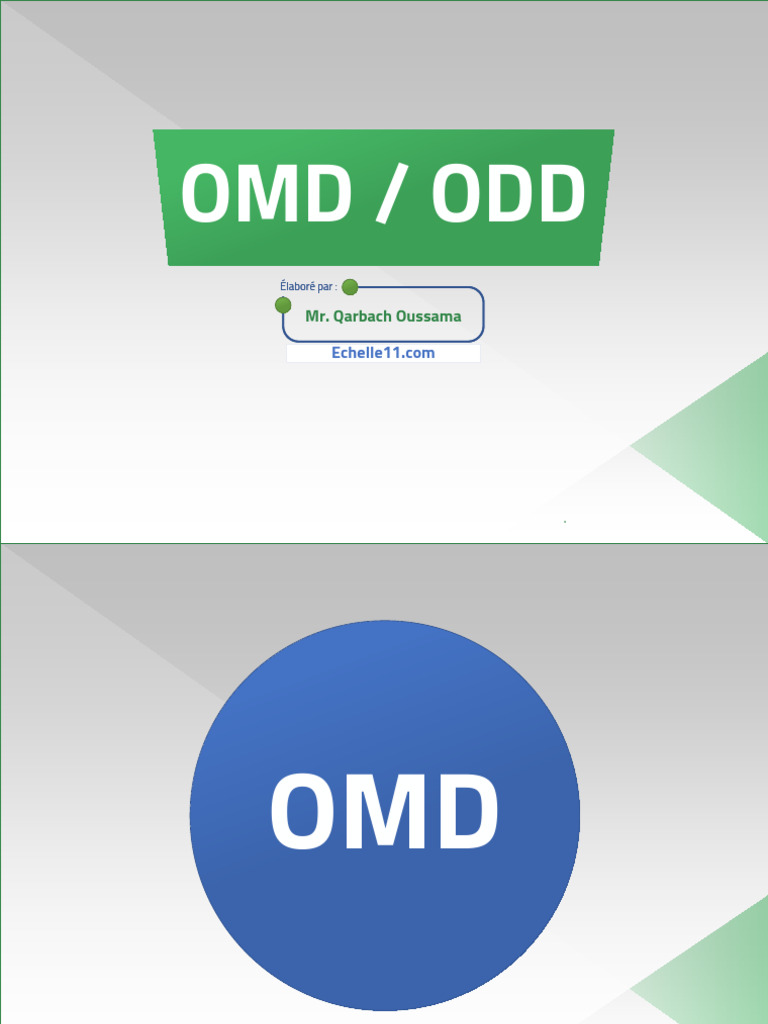 Omd Odd | PDF | Objectifs du millénaire pour le développement | Santé ...