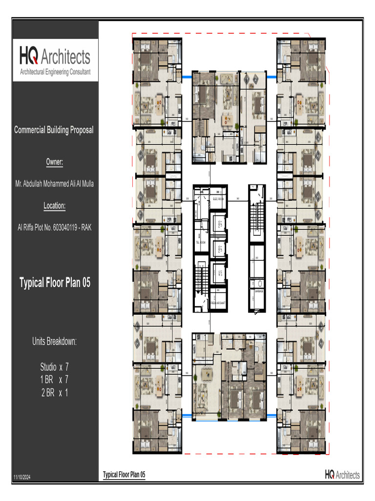 Typical Floor Plan 05: Units Breakdown: Studio X 7 1 BR X 7 2 BR X 1 | PDF