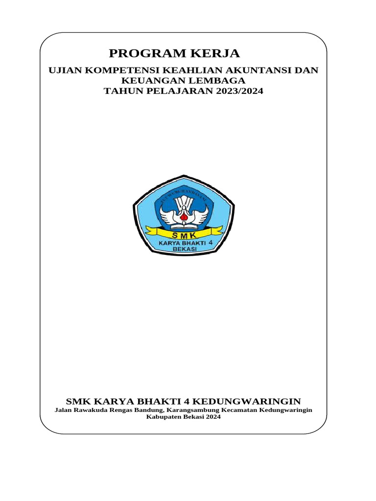 Program Kerja Ujikom | PDF