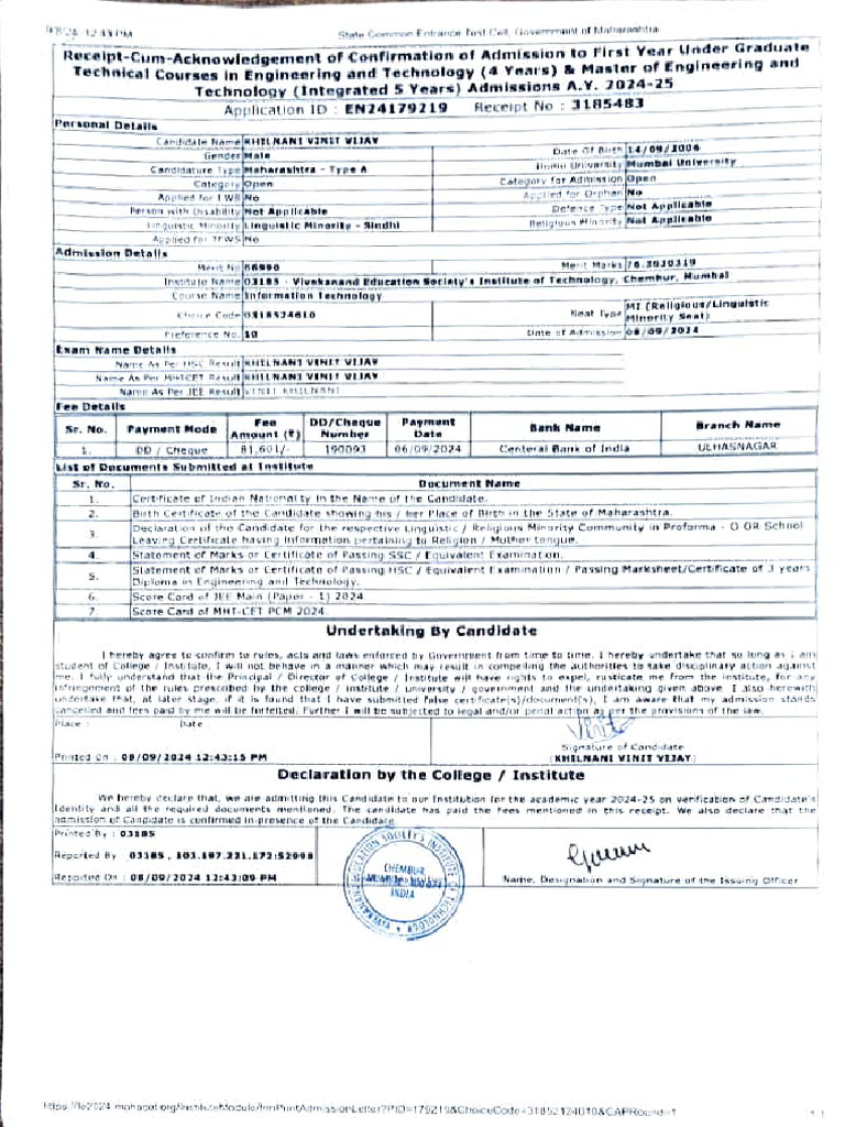 DVS Khilnani Vinit Vijay 2024 | PDF | Privacy | Access Control