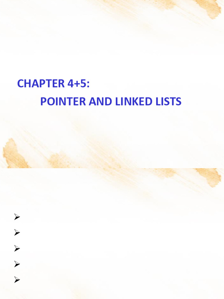 Pointer and Linked Lists in C | PDF | Pointer (Computer Programming ...