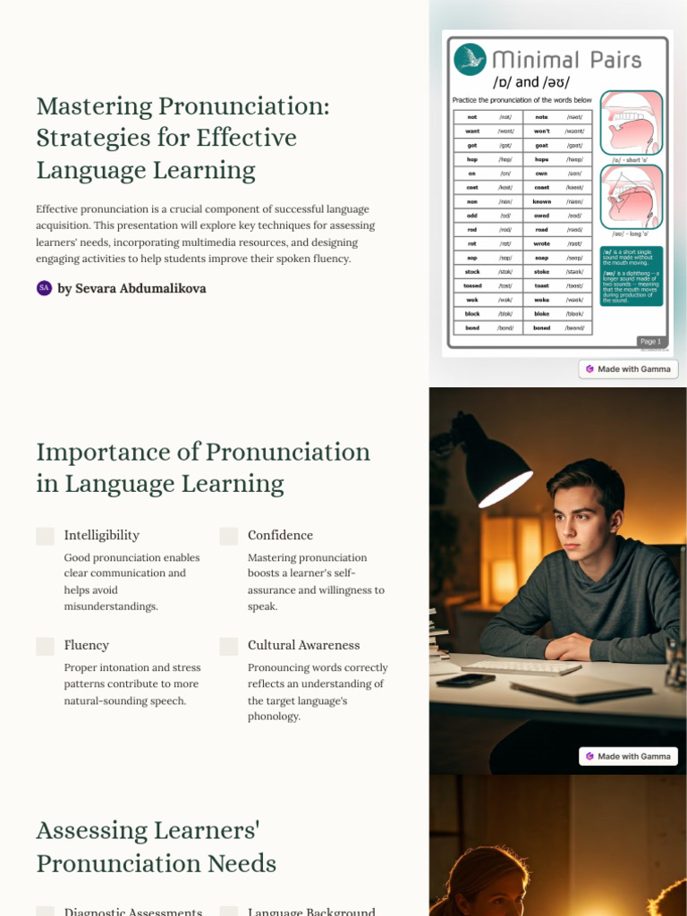 Mastering Pronunciation Strategies For Effective Language Learning ...