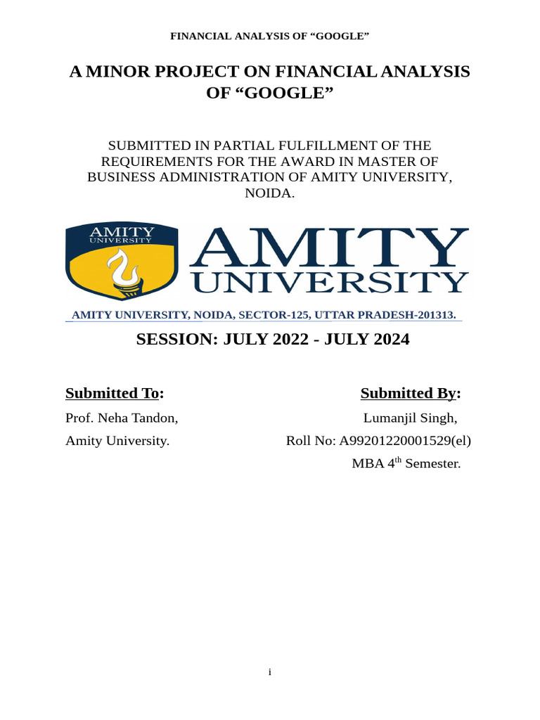 Minor Project | PDF | Cloud Computing | Valuation (Finance)