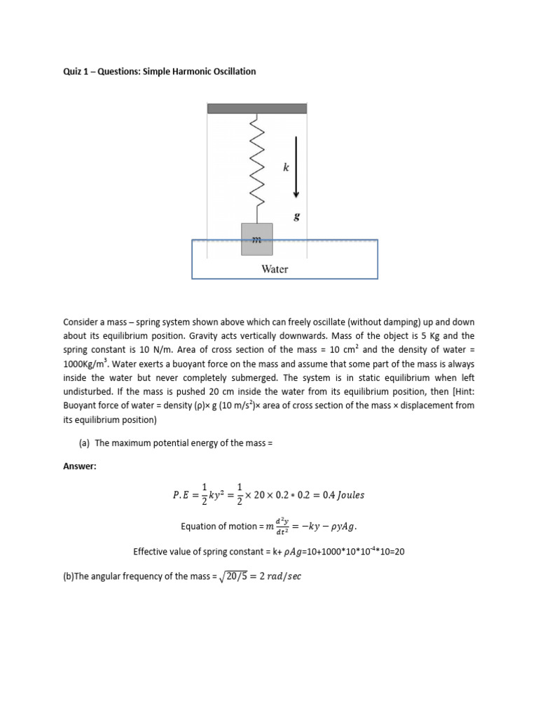Total Out of 200 | PDF | Damping | Waves