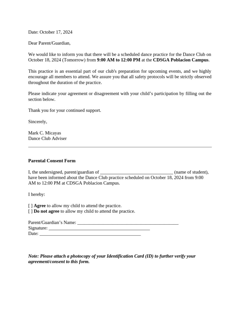 Consent Form | PDF