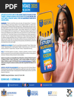 Advert On Circular No 44 of 2025. Student Nurse Training For 2026 | PDF ...