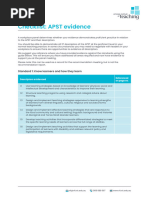 PRT Evidence Checklist Guide | PDF
