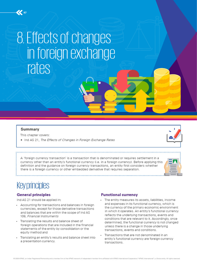 Chapter 08 Effects of Changes in Foreign Exchange Rates Ind As ...