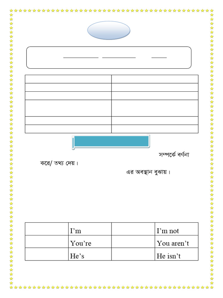 Be Verb New (C 2, B 6) | PDF | Verb | Semantic Units