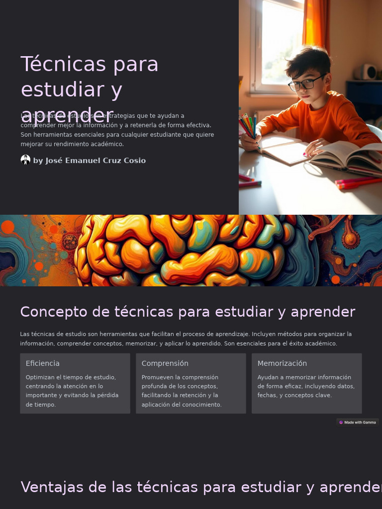 Tecnicas para Estudiar y Aprender | PDF | Habilidades de estudio ...