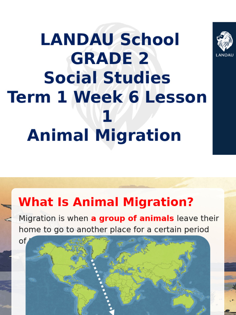 T1 Gr2 W2 Social Studies Lesson 1 Migration | PDF | Bird Migration
