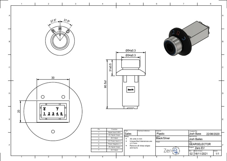 DNR Selector Drawing Schematic | PDF | Electronics | Electrical Engineering