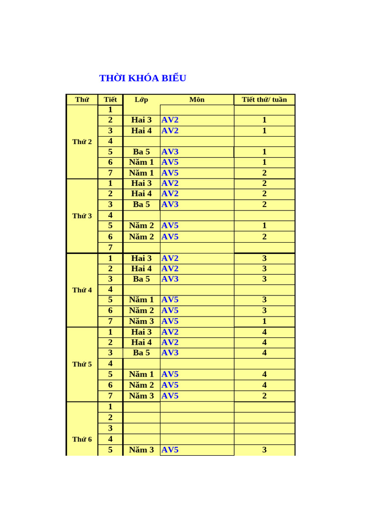 Lbg-Tieng Anh K2,3,5 NH 2024-2025 | PDF