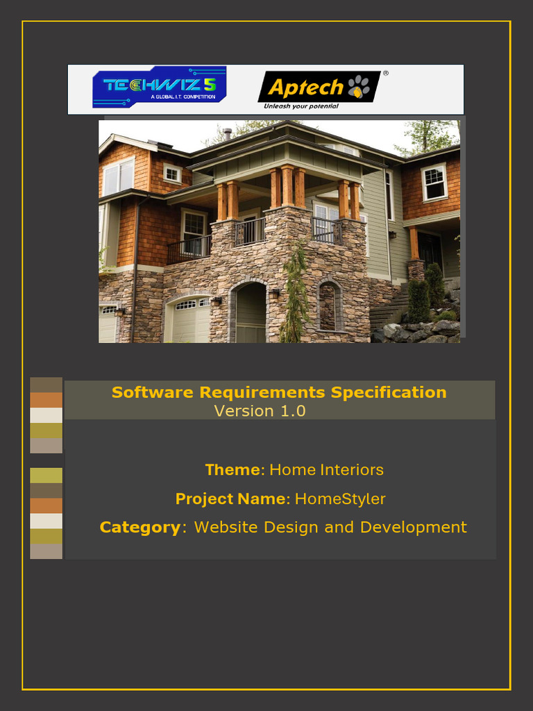 HomeStyler Website Requirements Overview | PDF | Websites | Web Design