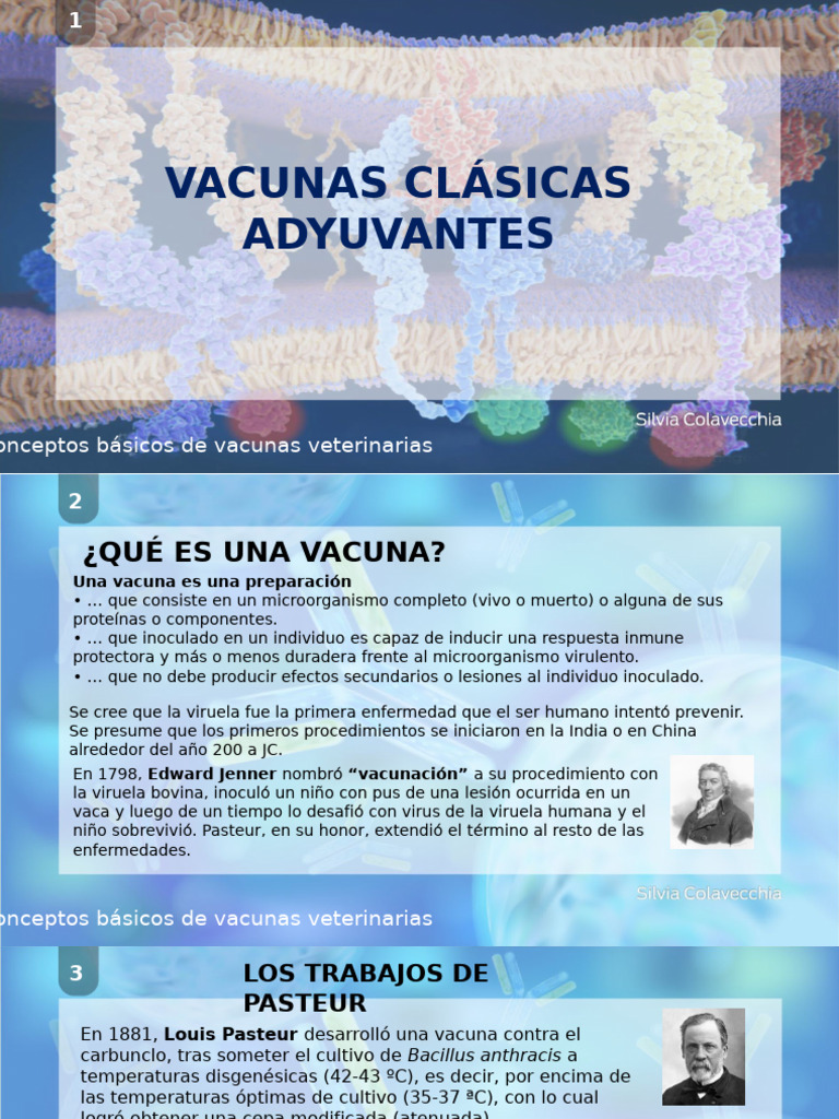 Clase Vacunas Clasicas y Adyuvantes | PDF | Virus | Sistema inmune