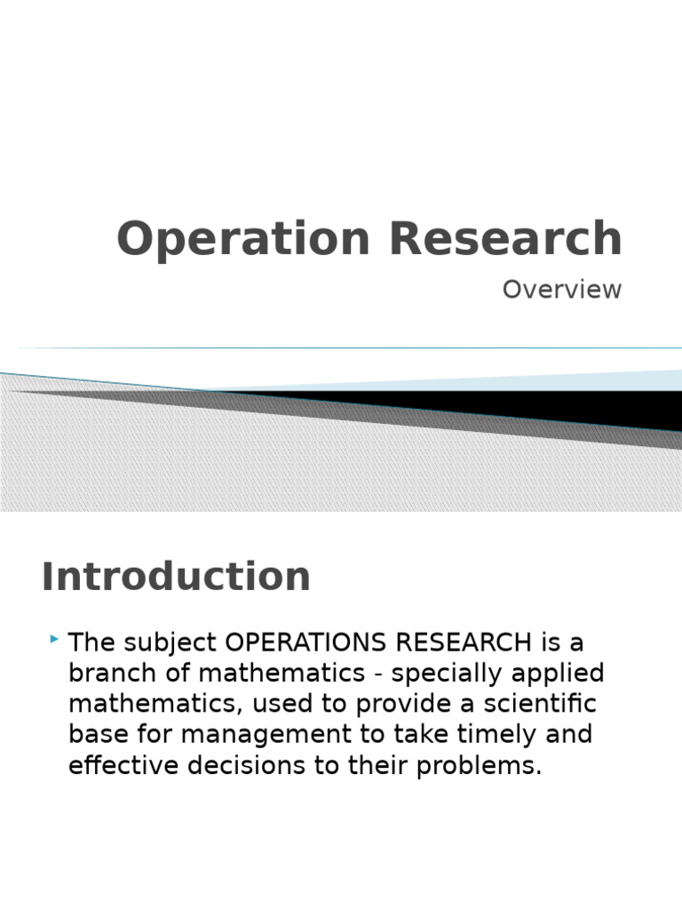 Operations Research for Managers | PDF | Operations Research | Linear ...