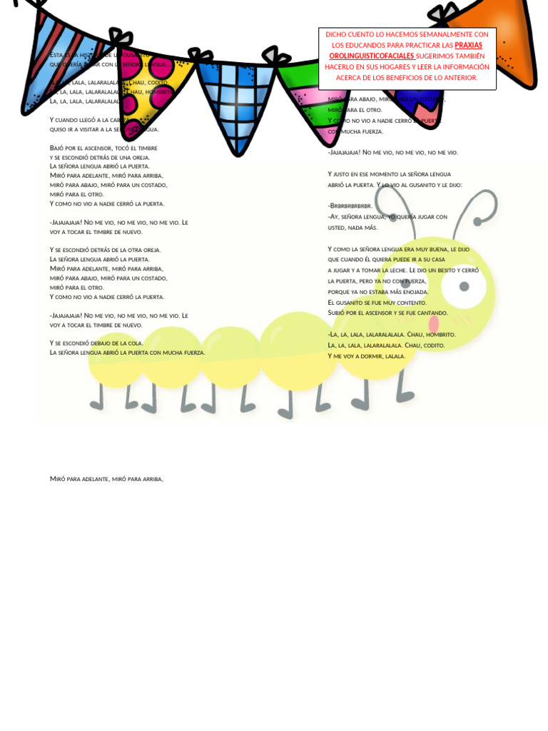 Esta Es La Historia de Un Gusanito | PDF