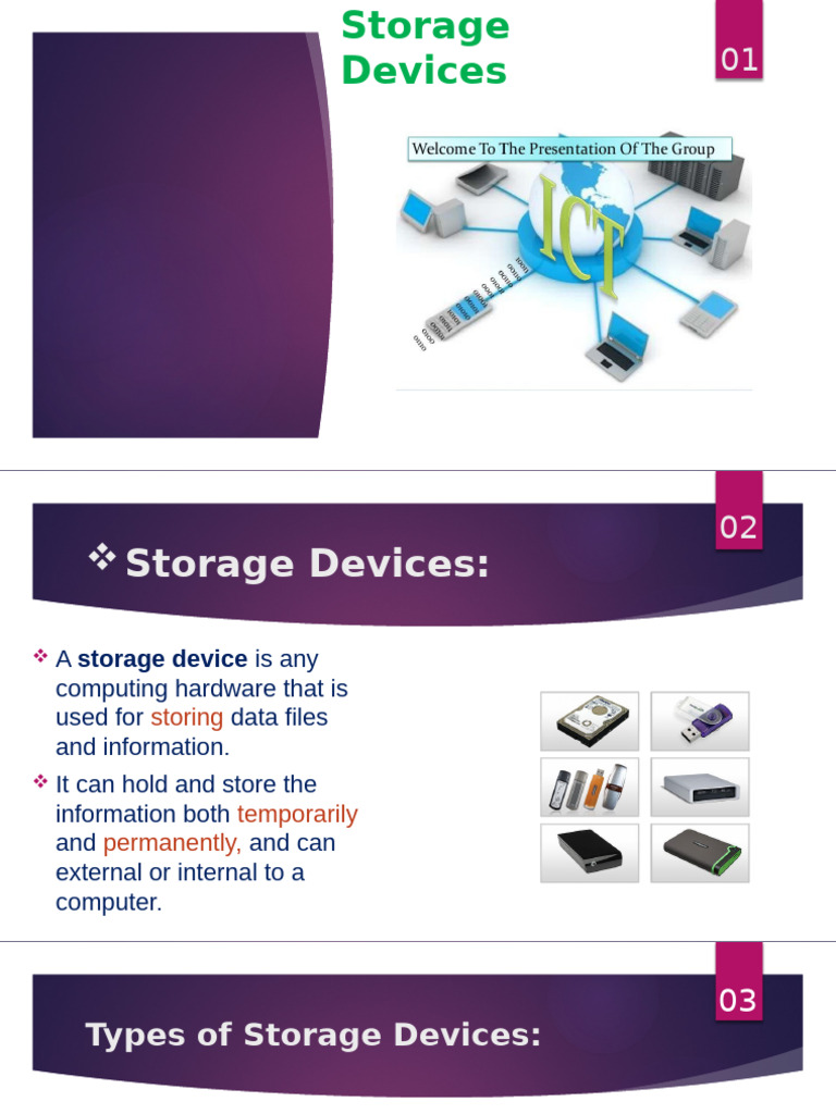 Group 3 Storage Devices Bsit Ia | PDF | Computer Data Storage | Dvd