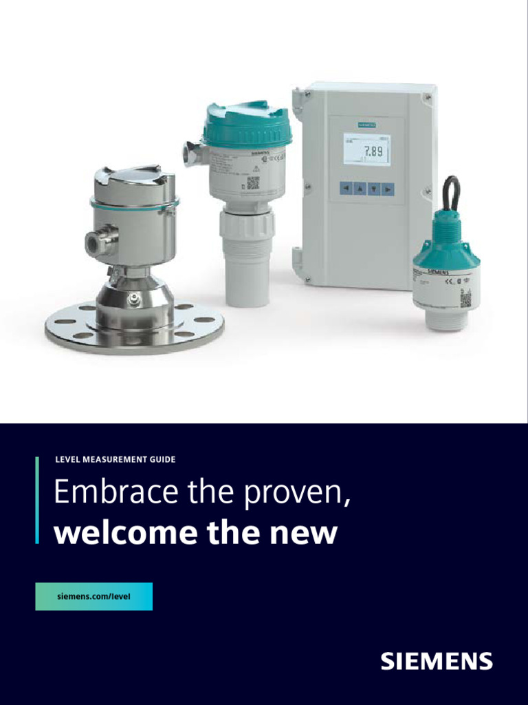 Siemens Level Measurement Solutions Guide | PDF | Ultrasound | Radar