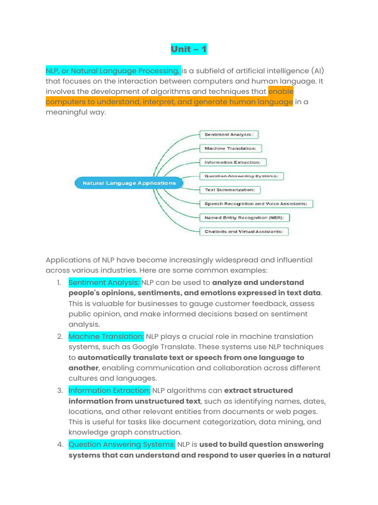 NLP UNIT-I | PDF | Parsing | Ambiguity