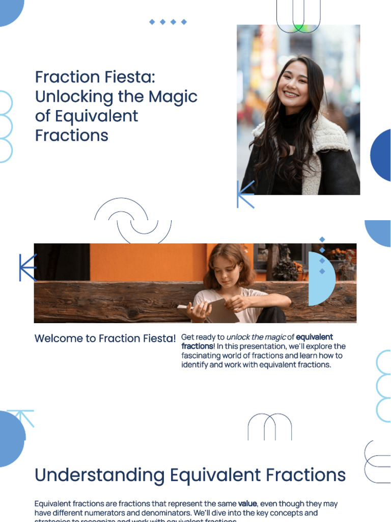Slidesgo Fraction Fiesta Unlocking The Magic of Equivalent Fractions ...