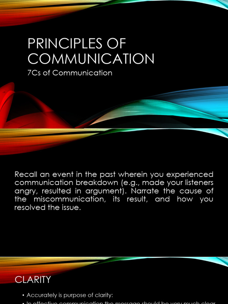 Mastering the 7Cs of Communication | PDF | Communication | Human ...