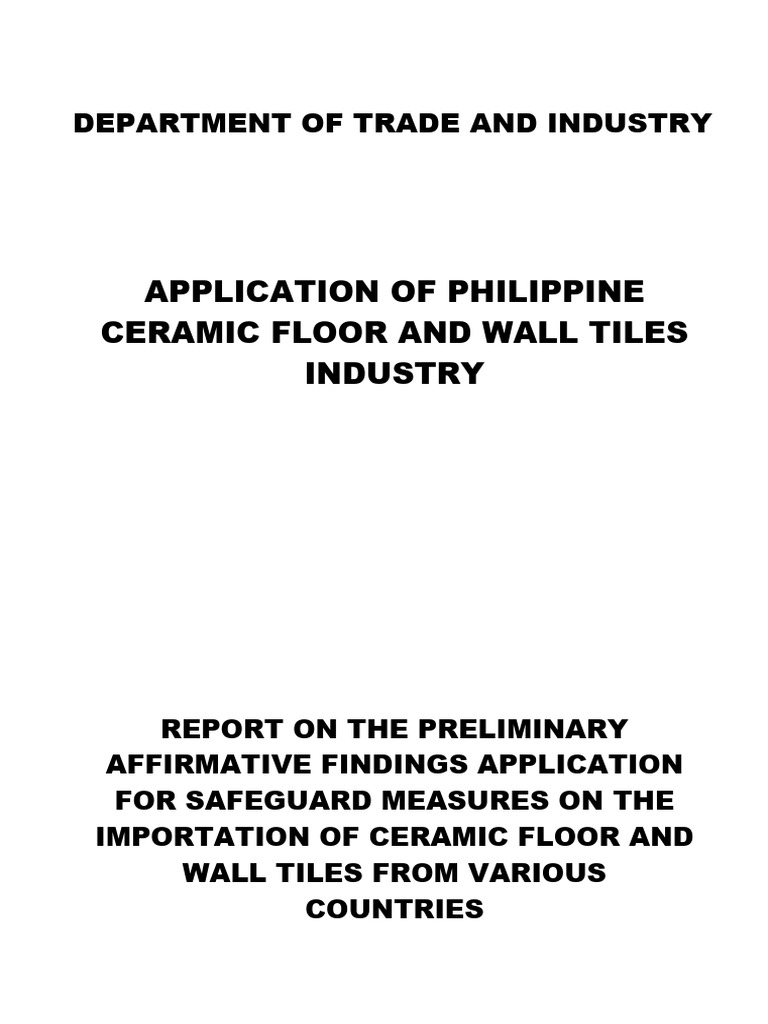 Final Public Version Prelim - Report - Ceramics | PDF | Dumping ...