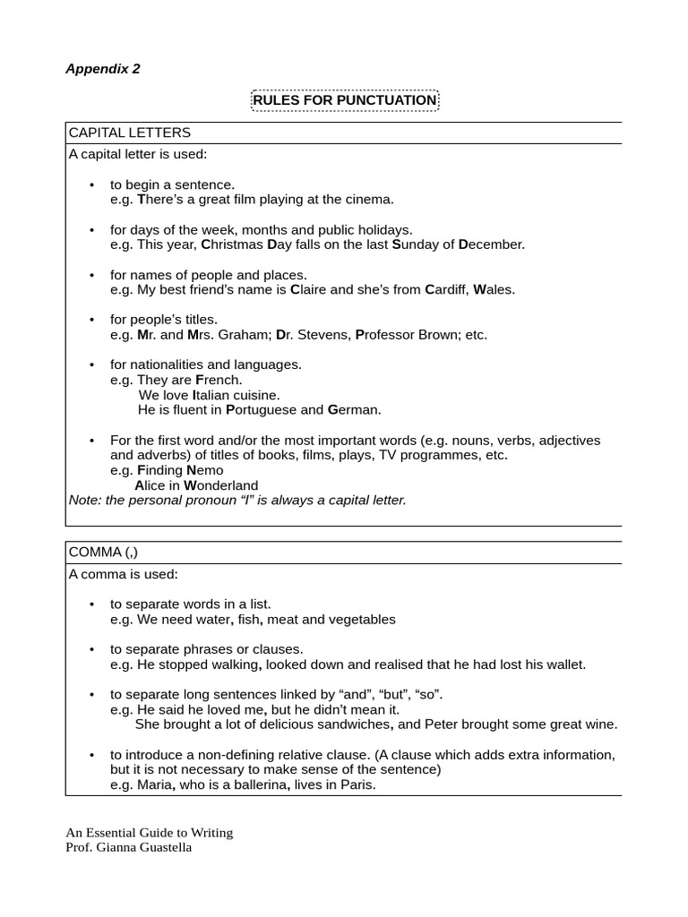 Punctuation | PDF | Sentence (Linguistics) | Comma Punctuation | PDF | Sentence (Linguistics) | Comma