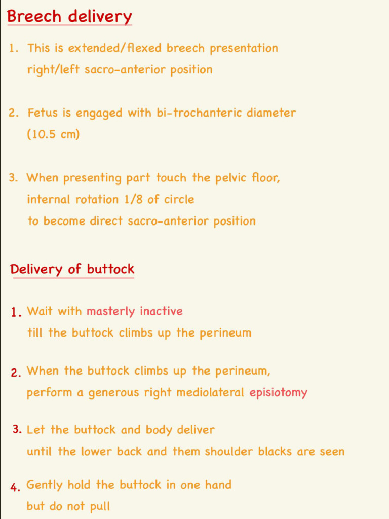 Breech Presentation Skill | PDF