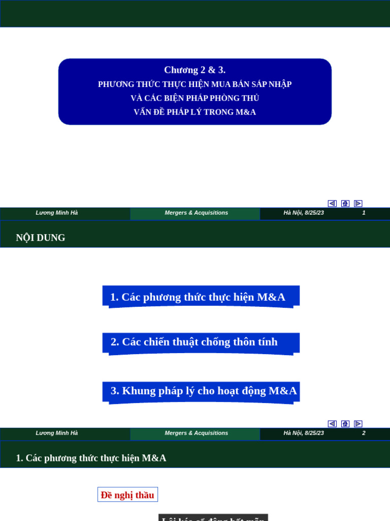 Chuong2+3-Phuong Thuc - Phong Thu - Phap Ly | PDF