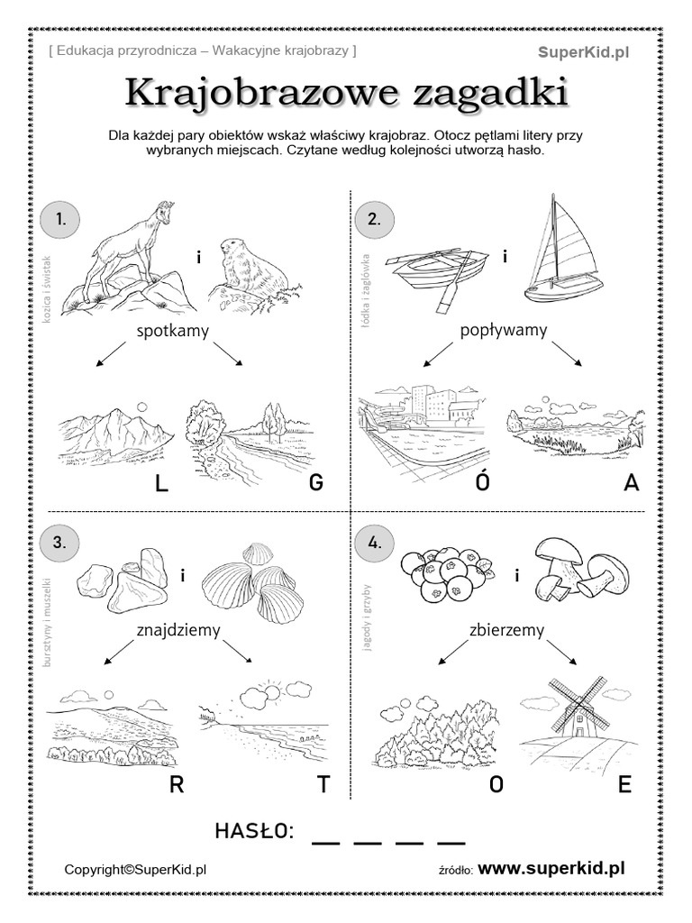 Edu Przyr p3 Wakacyjne Krajobrazy 5bc | PDF