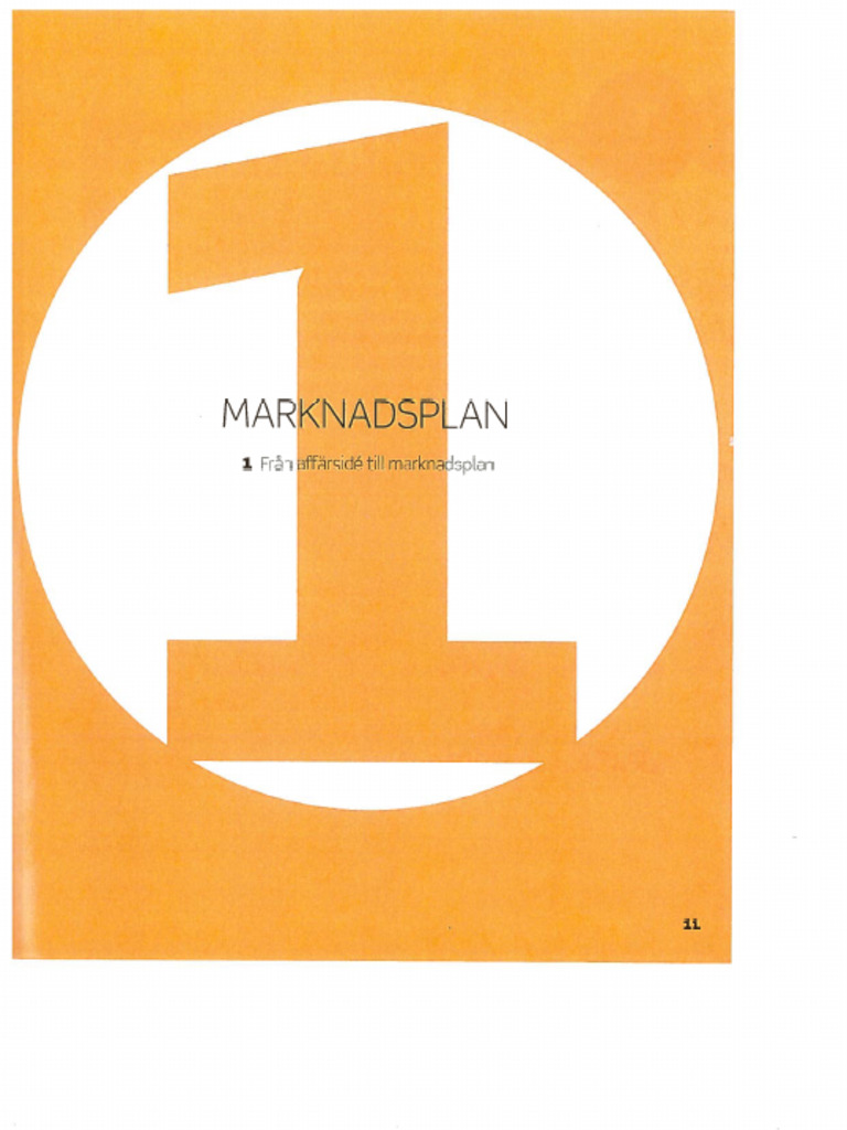 M3000 Marknadsföring Kap 1 | PDF