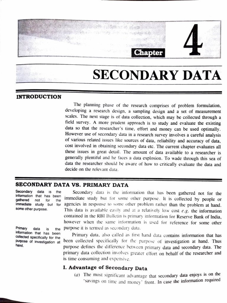 secondary data | PDF | Libraries | Data